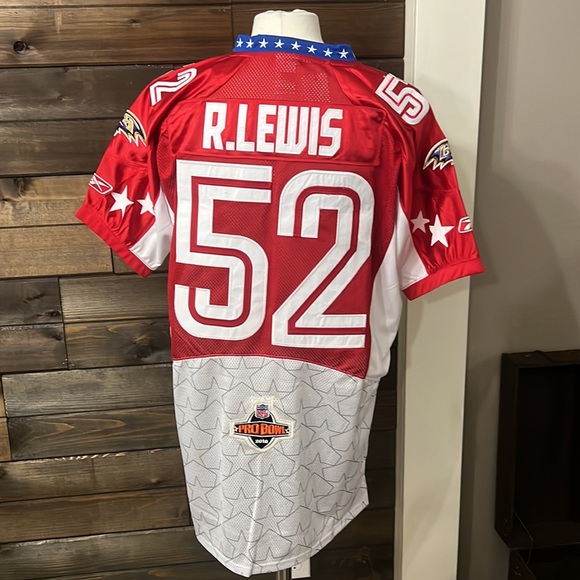Reebok | Shirts | Very Rare Ray Lewis 20 Pro Bowl Authentic Jersey ...